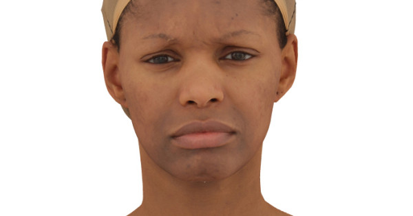 Female 03 Brows Down RAW